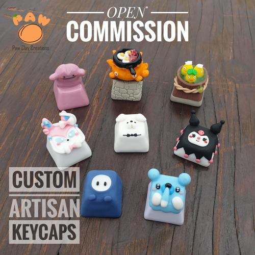 Jual artisan keycaps / commission custom artisan keycap / keyboard ...