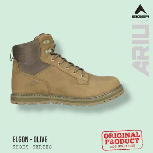 Jual SEPATU BOOTS PRIA EIGER ELGON ORIGINAL SHOES - OLIVE - OLIVE, 38 ...