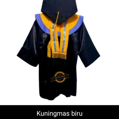 Jual baju toga wisuda tk kuning mas biru - kuning mas biru, S - Jakarta ...