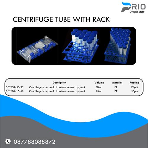 Jual Centrifuge Tube with Rack Prio - Rak Botol Centrifuge Laboratorium ...