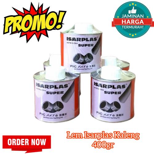 Jual Lem Isarplas Kaleng Kuas Lem Perekat Pipa Paralon PVC Lem Fitting ...