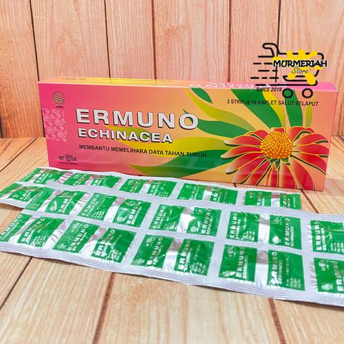 Jual ERMUNO STRIP 10 Kaplet ECHINACEA 250 mg - Untuk Daya Tahan Tubuh ...