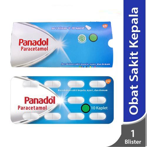 Jual PANADOL BIRU 1 STRIP 10 TABLET PEREDA SAKIT KEPALA DAN DEMAM - Jakarta Pusat - Packing ...