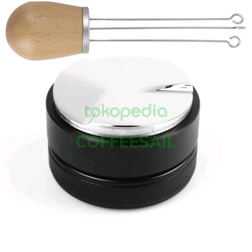 Jual OCD COFFEE DISTRIBUTOR NEDDLE PAKET TAMPER KOPI 51mm 53mm 58mm ...
