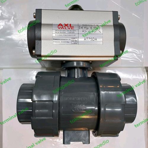 Jual actuator ball valve pvc 2"/ball valve pvc actuator 2 inch ...