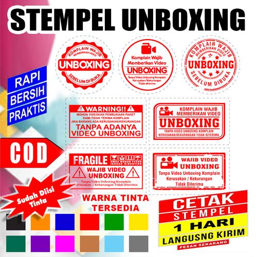 Jual Stempel Unboxing Fragile Original Berkualitas - 19 - Jakarta Timur ...