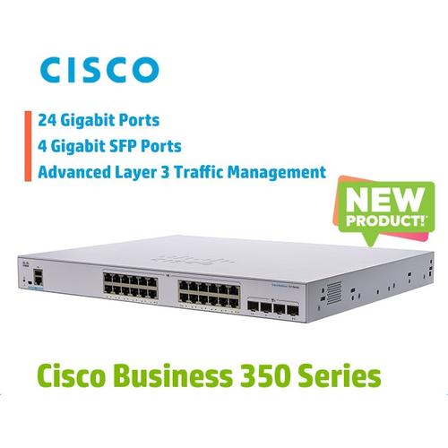 Jual Switch CISCO 24 Port CBS350-24T-4G-EU Managed Inc Smartnet ...