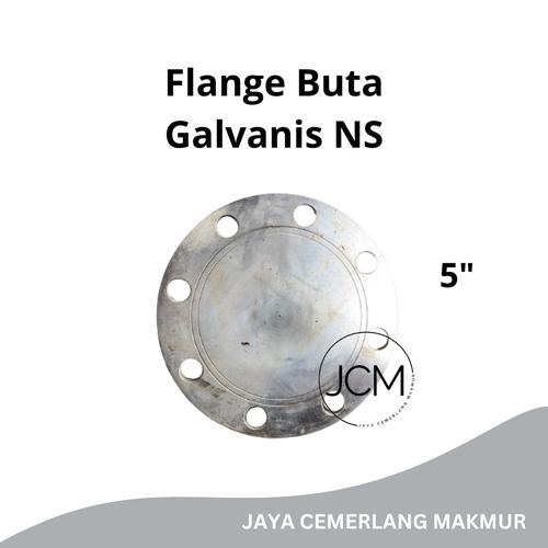 Jual Flange Buta Galvanis JIS 10K NS 5" Inch / Blind Flange Galvanized ...