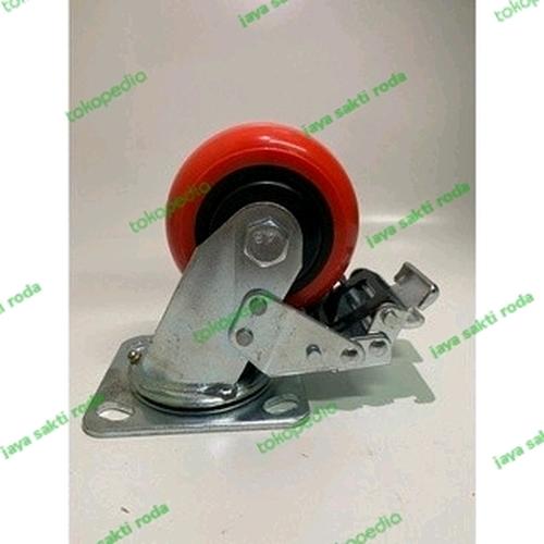Jual Roda troley pub heavy duty 4 inch (Rem+putar) - Jakarta Barat ...