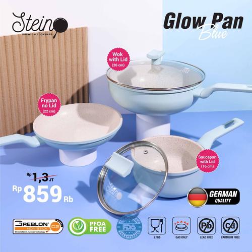 Jual Stein Cookware Glow Pan / Paket Glowpan Series by Steincookware ...
