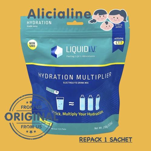 Jual Liquid IV Hydration Multiplier Electrolyte Drink Mix Lemon Lime ...