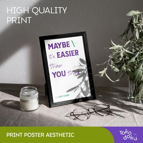 Jual Cetak Print Poster ukuran A3 // Poster Estetik / Print Poster ...