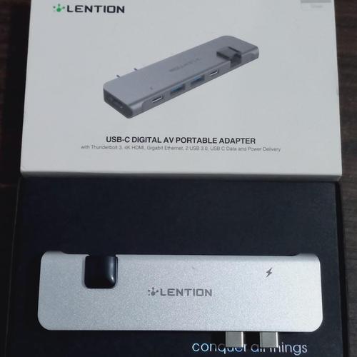 Jual Adapter Lention usb c digital av portablr adapter with thunderbolt ...