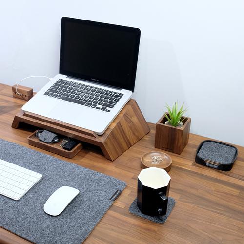 Jual Laptop Stand / Laptop Lift - American Walnut - Kota Surabaya ...