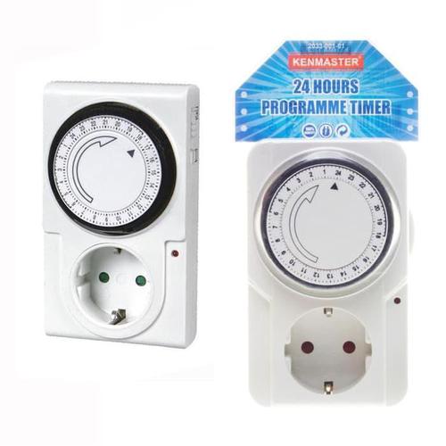Jual Stop Kontak Timer Kenmaster 24 Jam / Steker Listrik Analog Manual ...