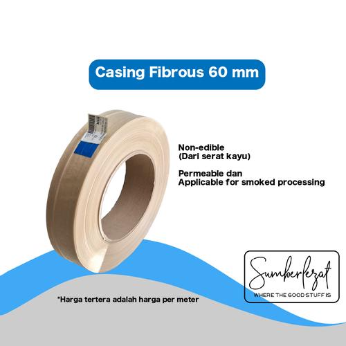 Jual FIBROUS CASING untuk BEEF LYONER PASTRAMI dan MORTADELLA 60 MM ...
