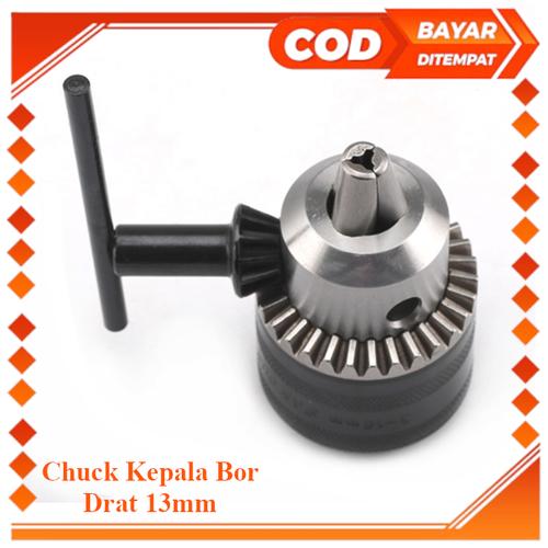 Promo Kepala Drill Chuck Bor 13mm Kepala Bor Listrik Keyles Drat ...