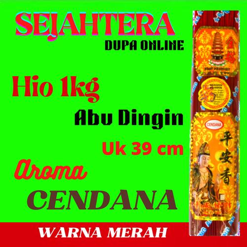 Jual Dupa Hio Abu Dingin Ping An Harum "CENDANA" 1kg MERAH Pouch - Kota ...