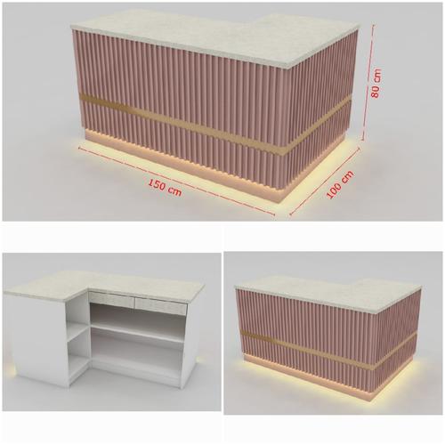 Jual Meja resepsionis meja kerja meja kantor meja tamu minimalis modern ...