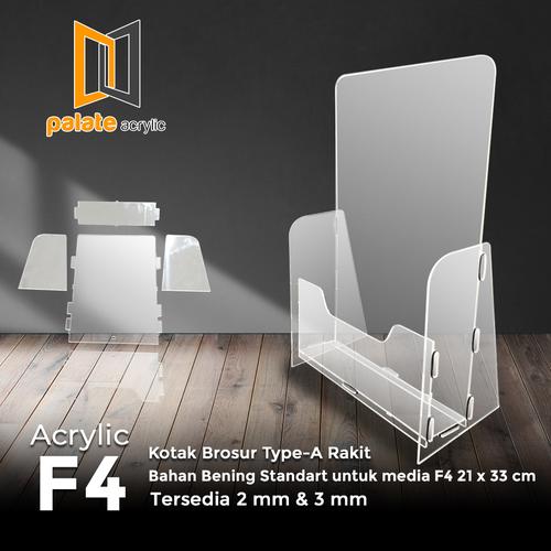 Jual AKRILIK TEMPAT BROSUR / RAK / BOX F4 - MODEL RAKIT - Jakarta Pusat ...