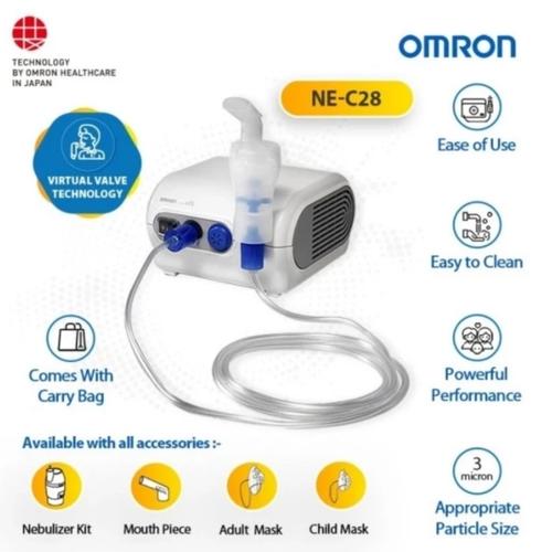 Promo [ OMRON ] NEBULIZER NE-C28 / ALAT UAP PERNAFASAN / ALAT INHALASI ...