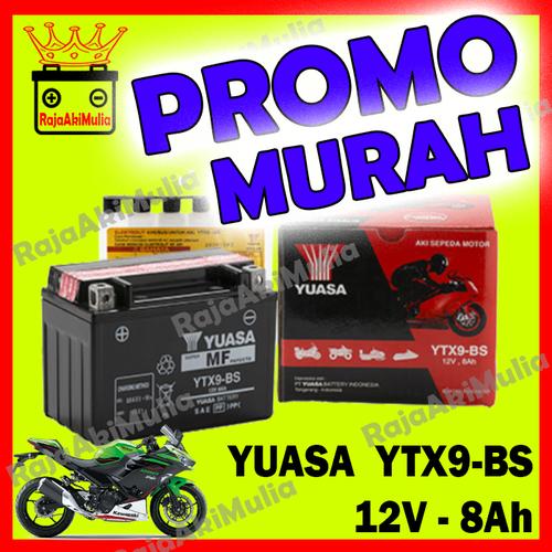 Jual ACCU / AKI MOTOR YUASA YTX9-BS 12V8AH 12V 8AH ORIGINAL - Kota ...