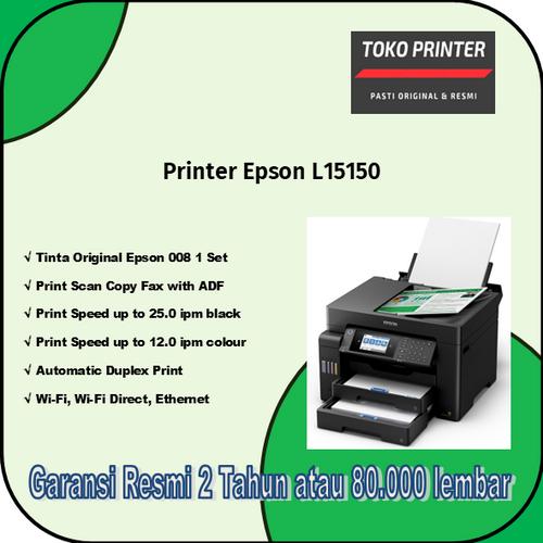 Jual Printer Epson EcoTank L15150 L 15150 A3+ Wi-Fi Duplex Print Scan ...