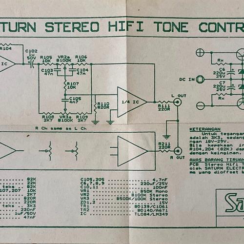 Jual PCB stereo tone control AF-001 - Kota Tangerang Selatan ...
