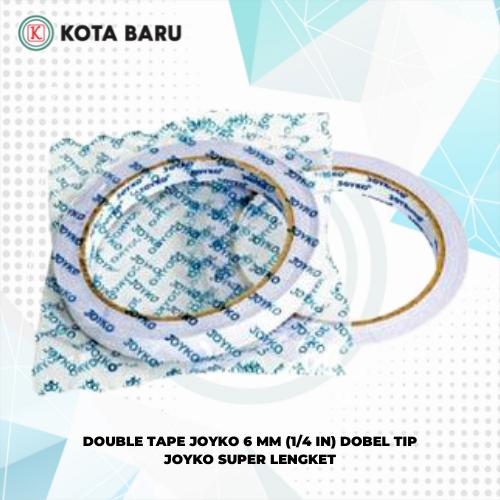 Jual DOUBLE TAPE JOYKO 6 MM (1/4 IN) DOBEL TIP JOYKO SUPER LENGKET ...