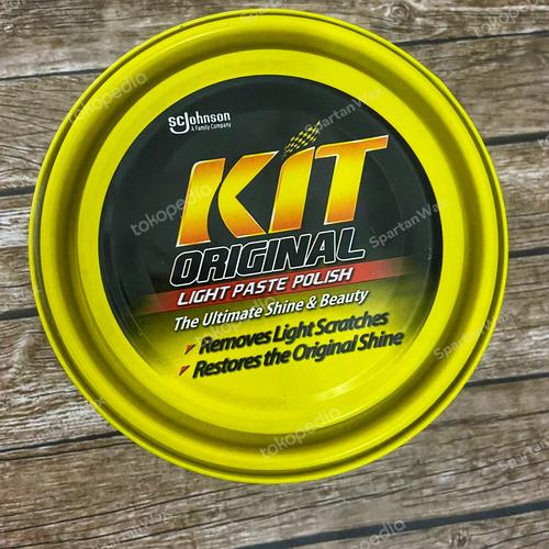 Promo Kit kaleng kuning 225gr / Kit original paste wax / pengkilap body ...