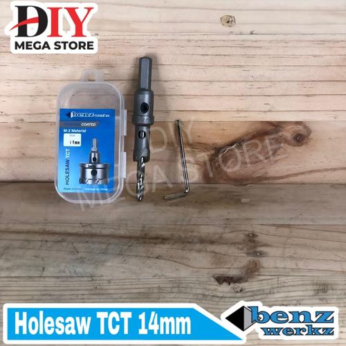 Jual Mata bor plong besi, metal, kayu benz werkz mata bor holesaw TCT ...