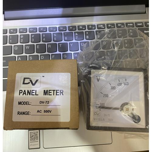 Jual VOLT METER 500V ANALOG 72×72 VOLT METER 0 - 500V ANALOG 72x72 ...