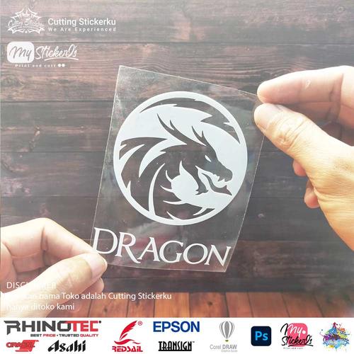 Jual Cutting Stiker Dragon Logos Variasi Motor Mobil Sticker Timbul ...