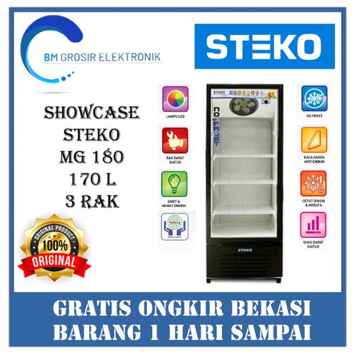 Jual STEKO SHOWCASE MG 180 170 LITER DISPLAY COOLER - Kota Bekasi - BM ...