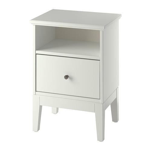 Jual Meja Samping Tempat Tidur/Meja Sudut Putih diwarnai, 47x40 cm ...