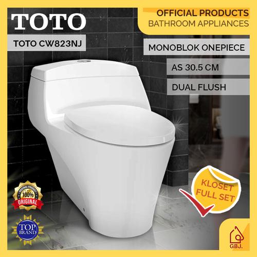 Jual KLOSET DUDUK TOTO ONE PIECE CW823RJ / MONOBLOK TOTO CW 823 RJ - Toko (Invoice) - Kota ...