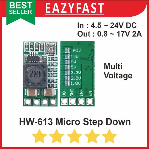 Jual HW613 Micro DC Step Down Buck Converter Regulator Power Supply - Kab. Bandung - Eazyfast ...