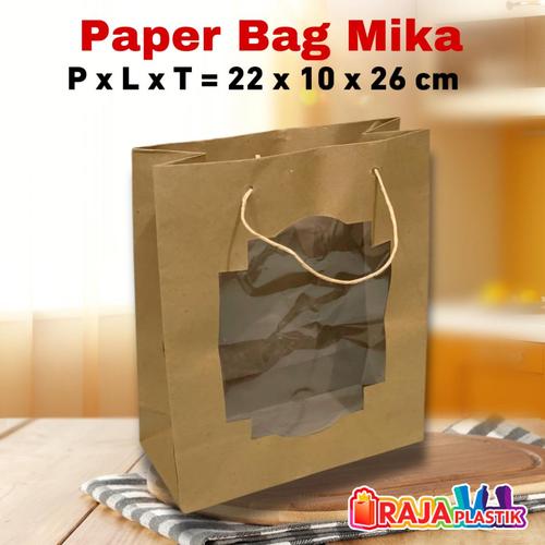 Jual Paper Bag Mika / Paper Bag Window - Kota Makassar ...