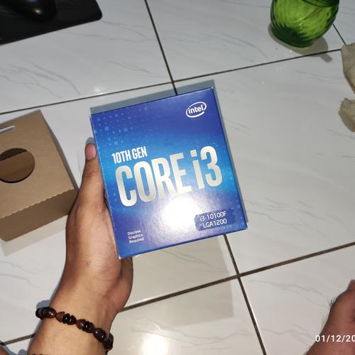 Jual Dus box processor CPU Intel i3 10100f LGA 1200 ORIGINAL Imei - v3 ...