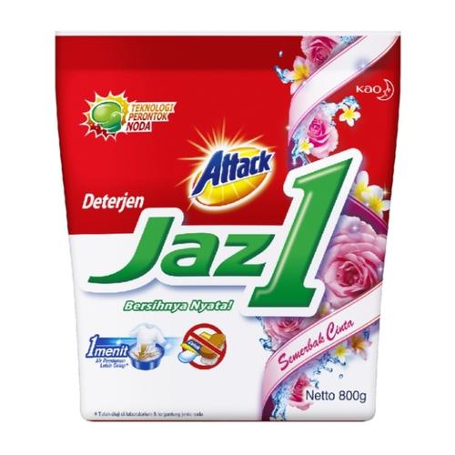 Jual Kao Attack Detergent Powder Deterjen Bubuk Jaz 1 800 Gram - Merah ...