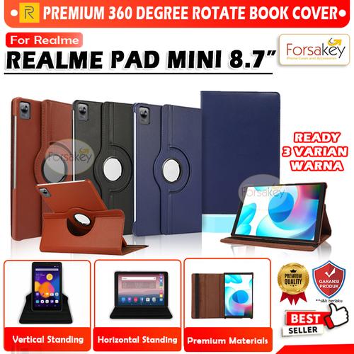 Jual Realme Pad Mini Tab 8.7 Inch Rotate Flip Case Casing Book Cover ...