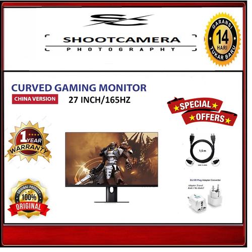 Jual MONITOR GAMING 27 INCH DISPLAY 165 HZ 1440P 2K ORIGINAL LED - NO ...