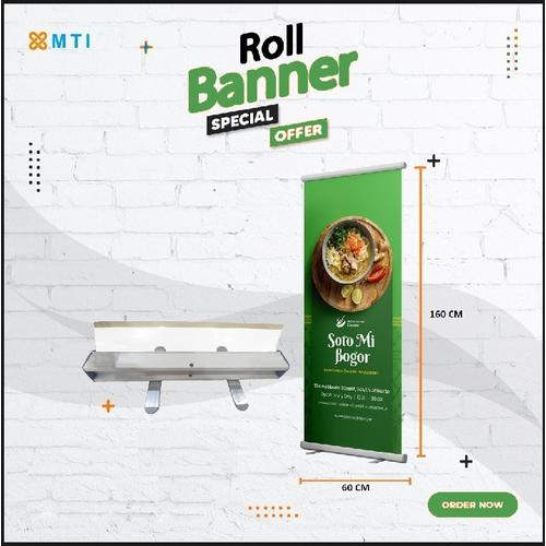 Jual TERLARIS!! ROLL BANNER/ ROLL UP BANNER /TIRAI BANNER 60x160 CM - RANGKA - Kota Semarang ...