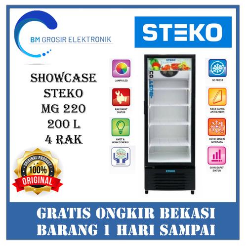 Jual STEKO SHOW CASE 4 RAK MG 220 / MG-220 / 200 LITER - Kota Bekasi ...