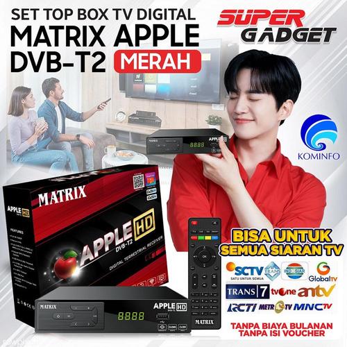 Jual SET TOP BOX MATRIX APPLE DVB2IP STB ANTENA CONVERTER TV TABUNG ...