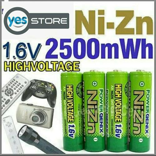 Jual Powergenix NiZn AA 1,6V 2500mWh Battery Rechargeable forTamiya ...