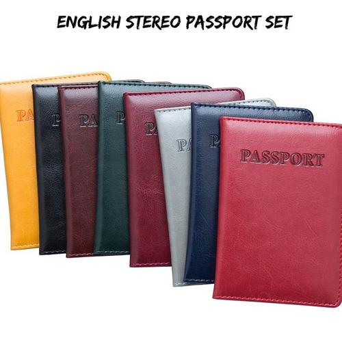 Jual Tempat Passport Kulit / Passport Cover / Dompet Pasport 05 - Merah ...