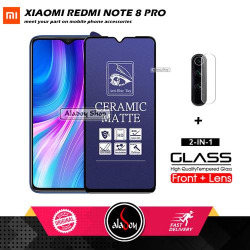 Jual Anti Gores Matte Blue Anti Glare Xiaomi Redmi Note 8 Pro +Glass ...