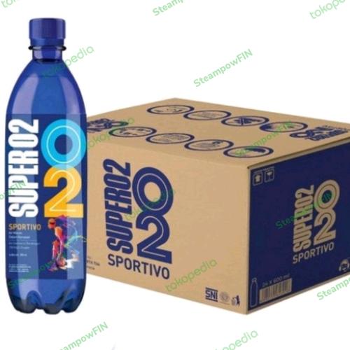 Jual Air Oksigen Super O2 Mineral Sportivo 600ml Original Halal Water ...