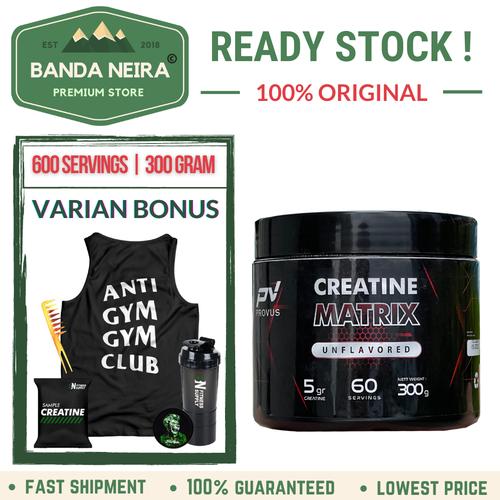 Jual PROVUS Creatine Matrix / Kreatin Powder - 24 SERVINGS - Jakarta ...